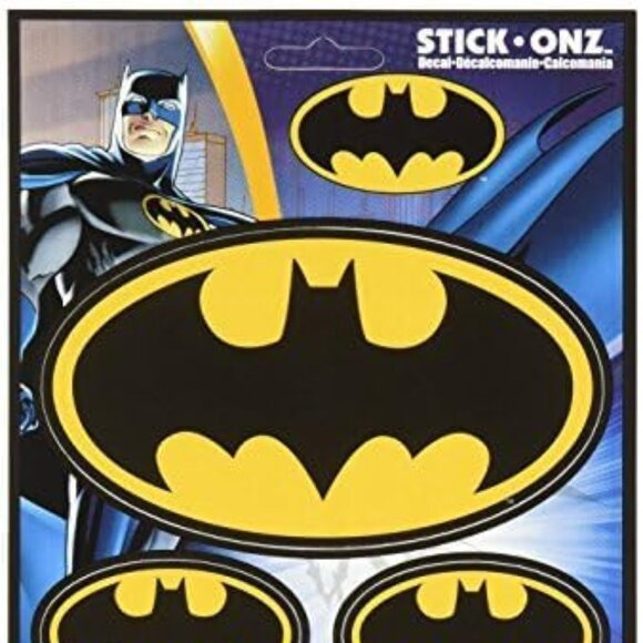 DC Comics | Other | Dc Comics Batman Black And Gold Batman Logo Decal 3 ...
